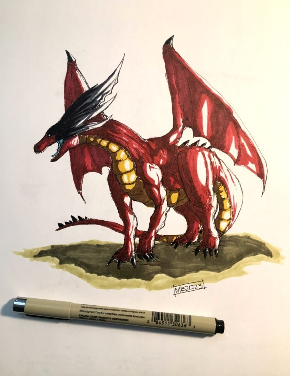 ArtStation - Ruby Dragon