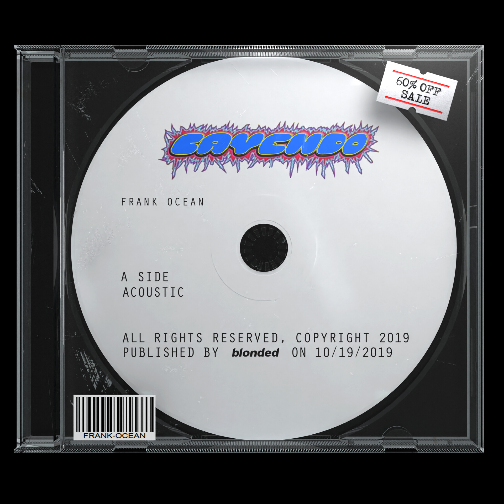 ArtStation - Cayendo by Frank Ocean single cover 💽