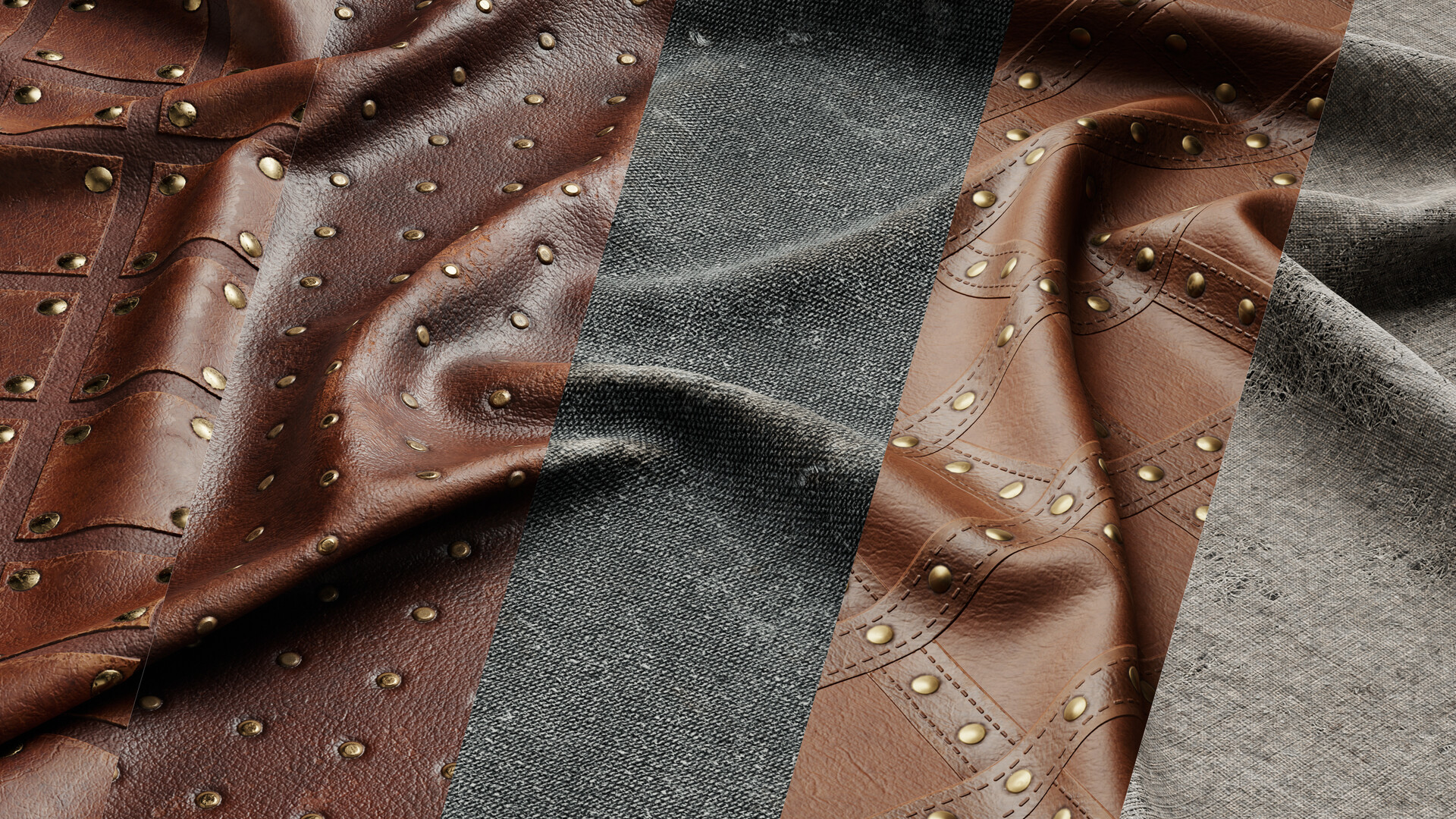 ArtStation - Medieval Fabric & Leather Smart Materials for Substance 3D ...