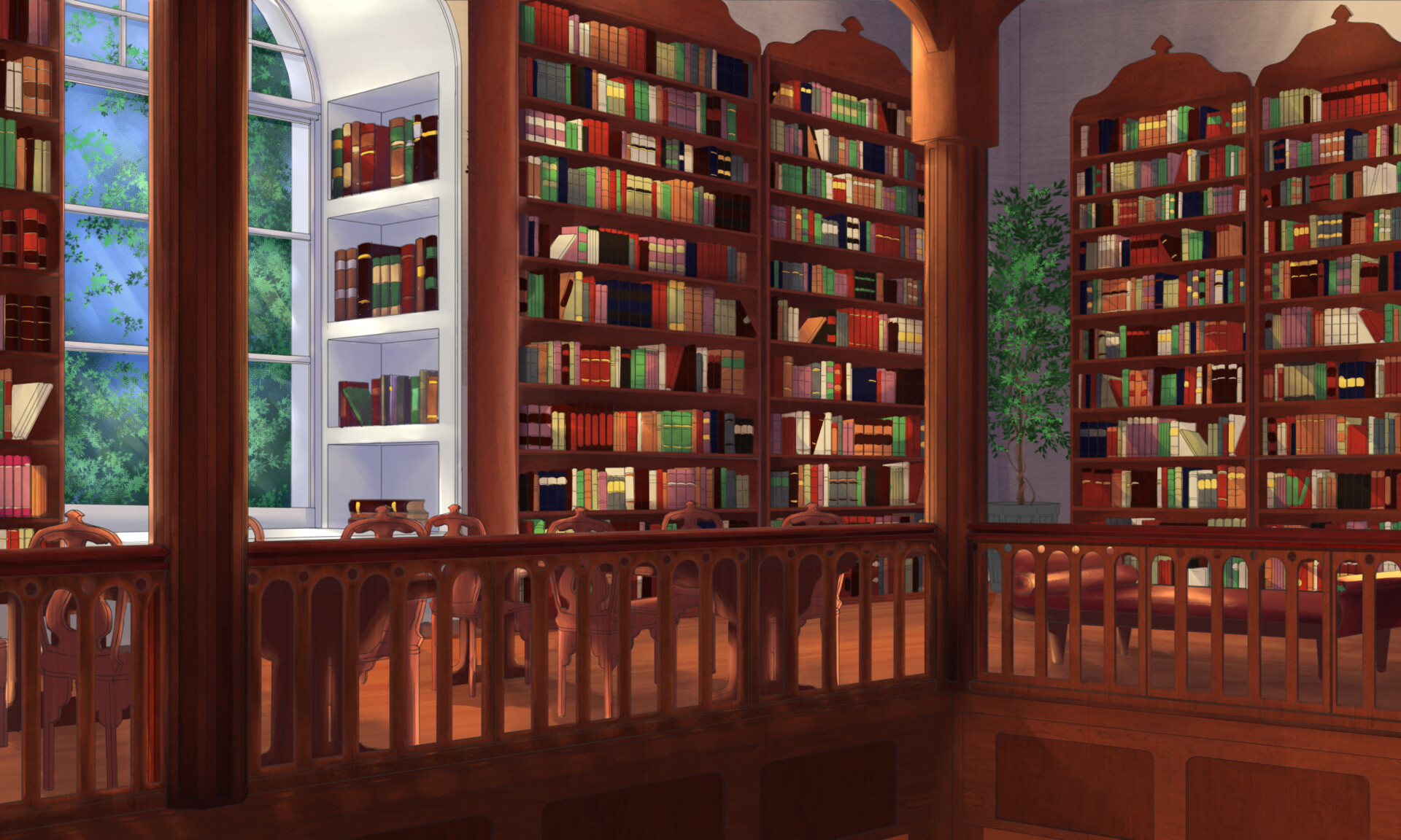 ArtStation - Library Illustration