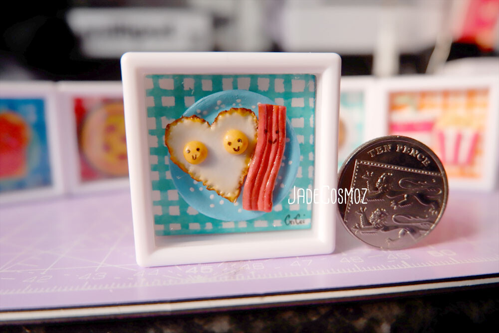 Gigi Peach - Tiny eggs and bacon mniature pet