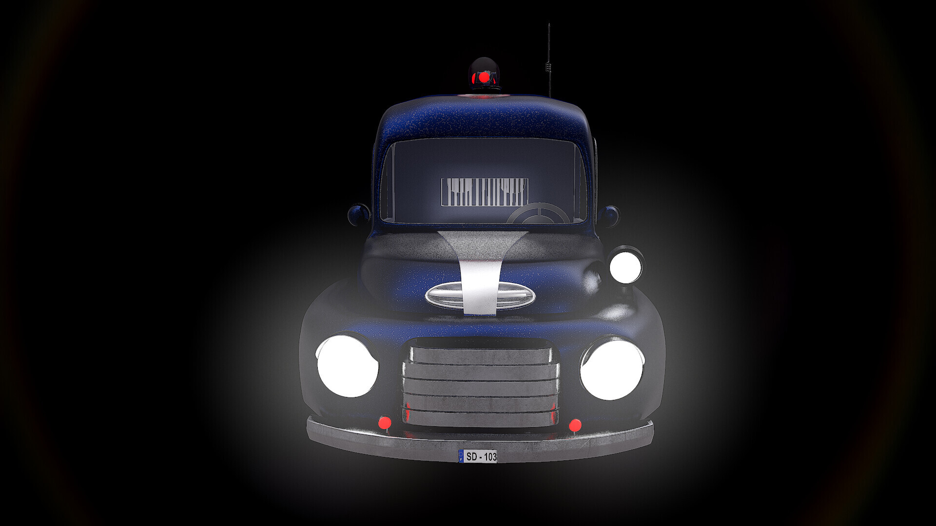 ArtStation - Stylized Cop Car