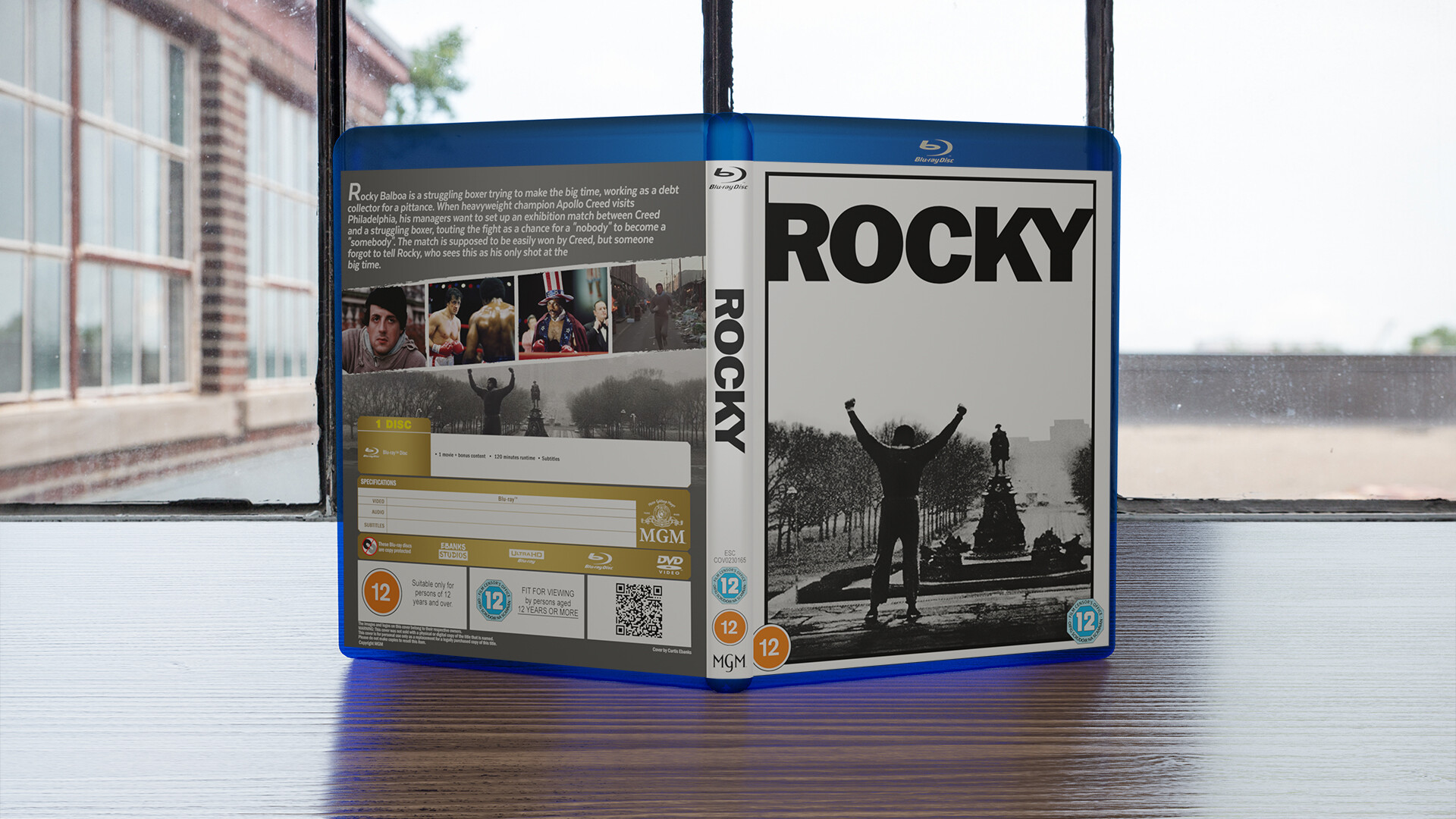 ArtStation - Rocky (1976) Custom Blu-ray Cover