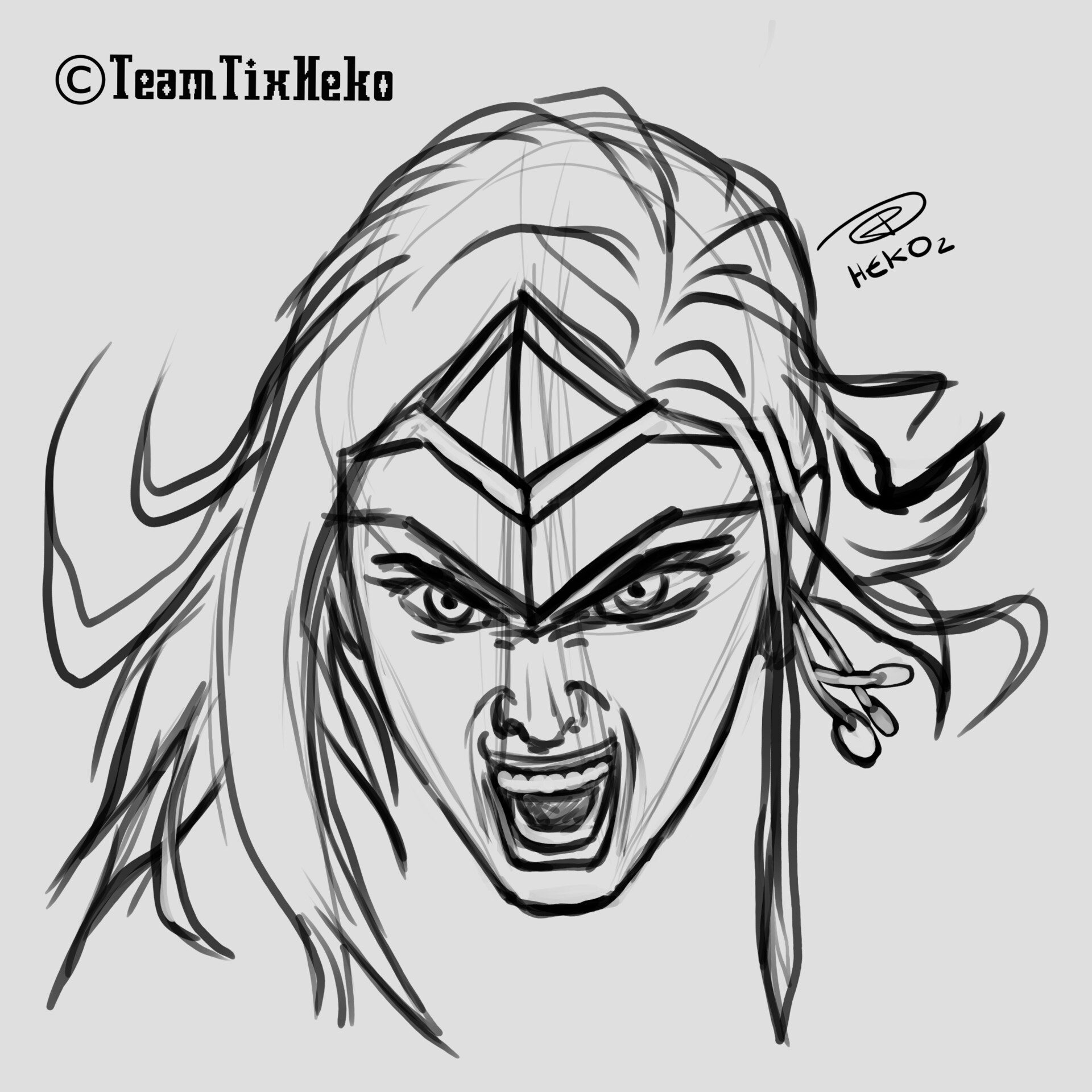 wonder woman face coloring page