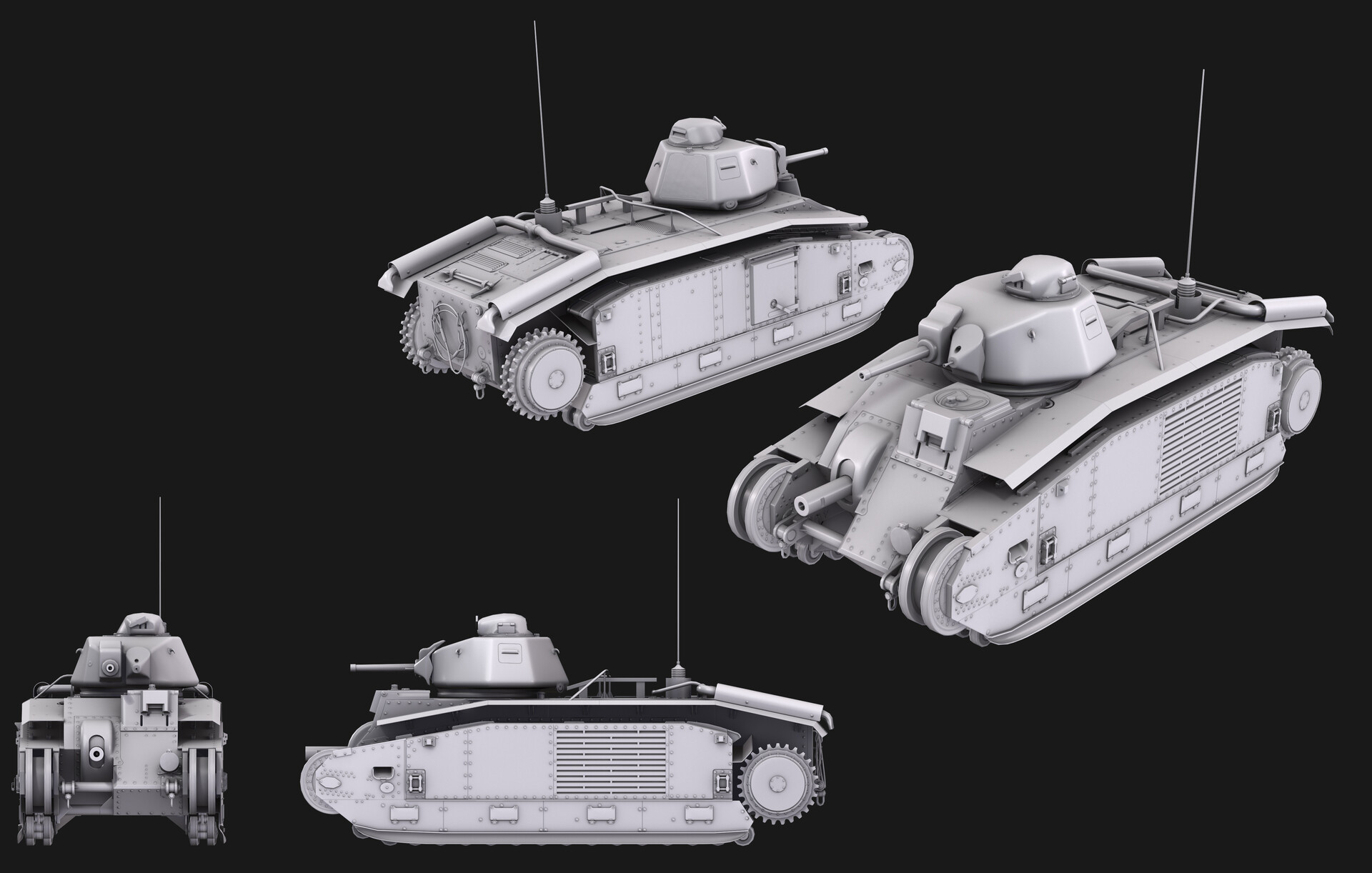 Roman Androshchuk - Char B1 bis