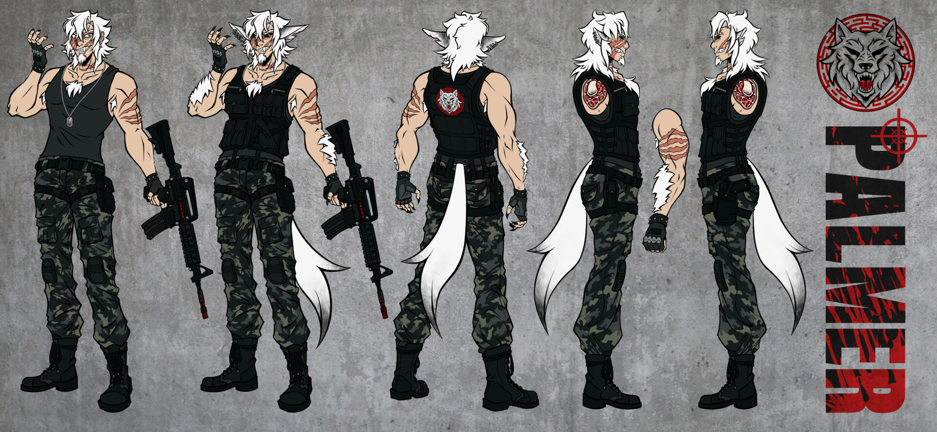 Marika "Kiga" Toth - Palmer (Escaping Denver) Character Turn Around