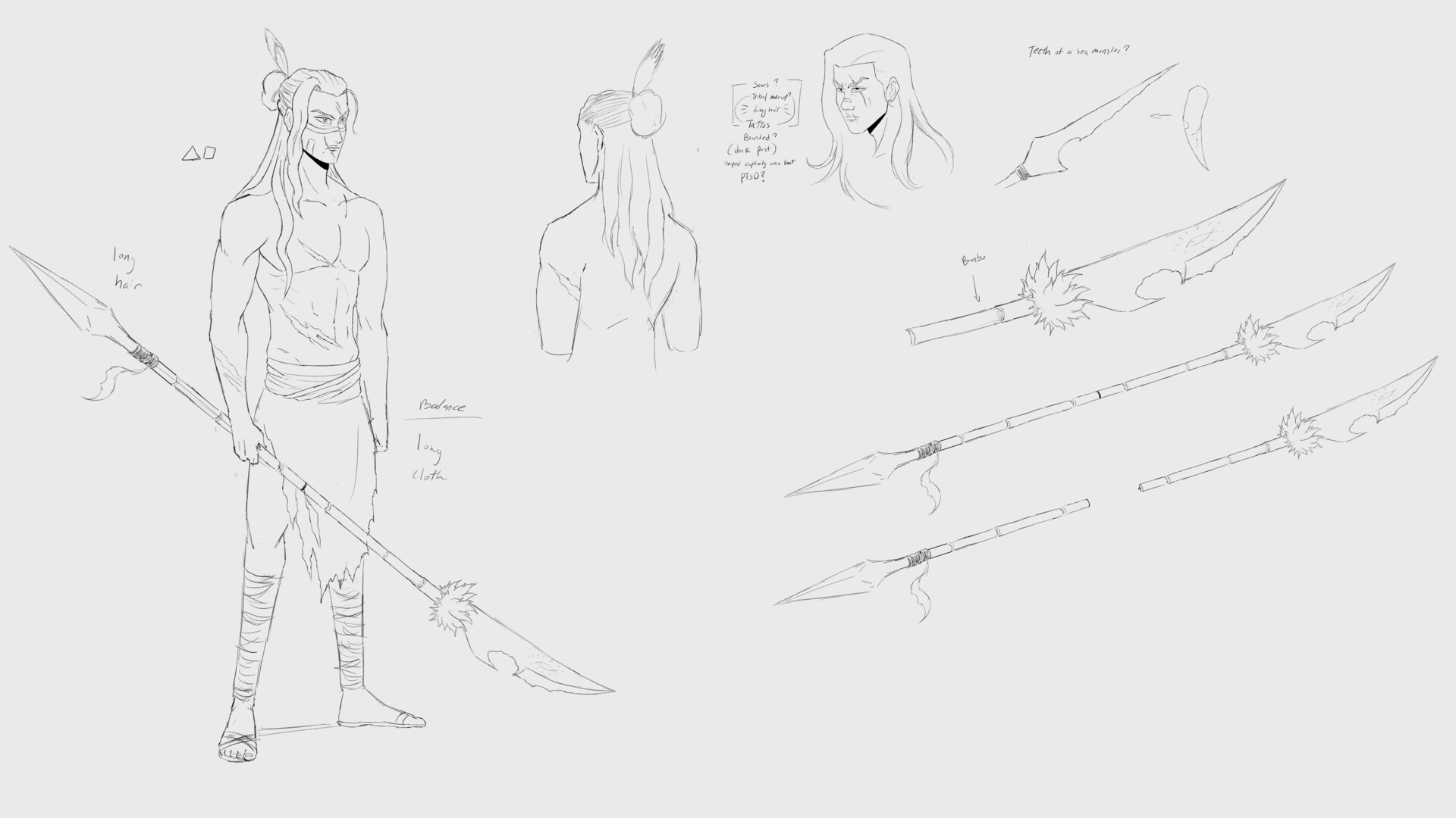 Adam Thomas - Character Design Exploration 1