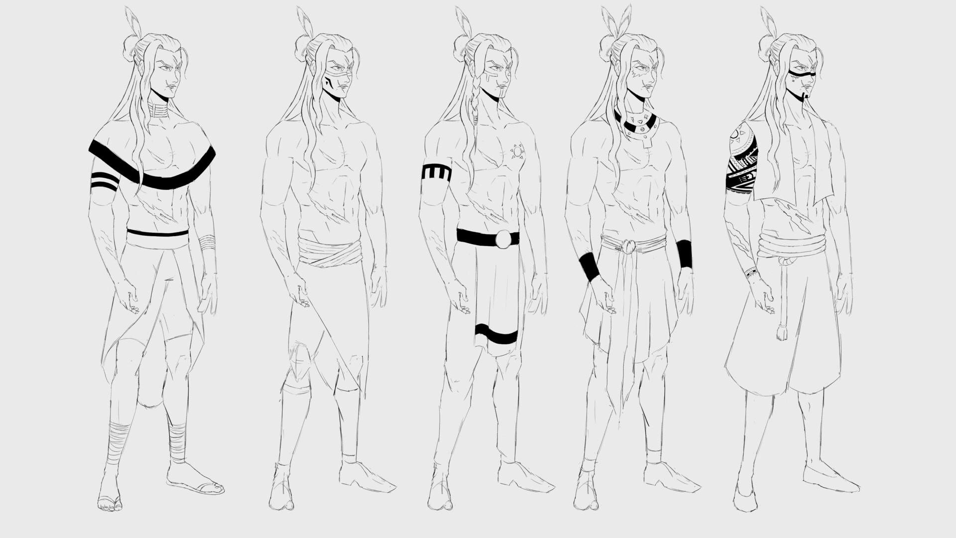 Adam Thomas - Character Design Exploration 1