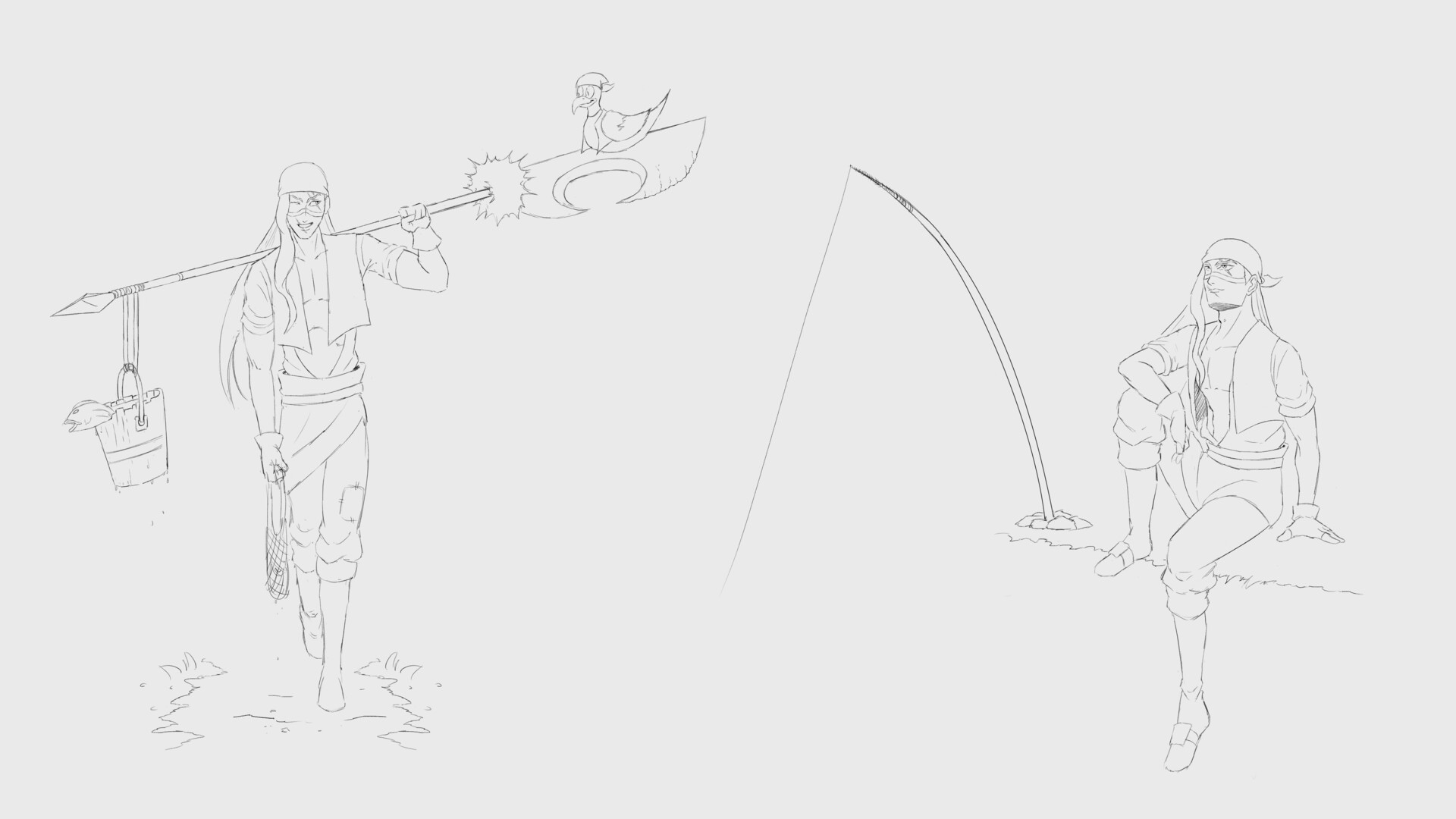 Adam Thomas - Character Design Exploration 1