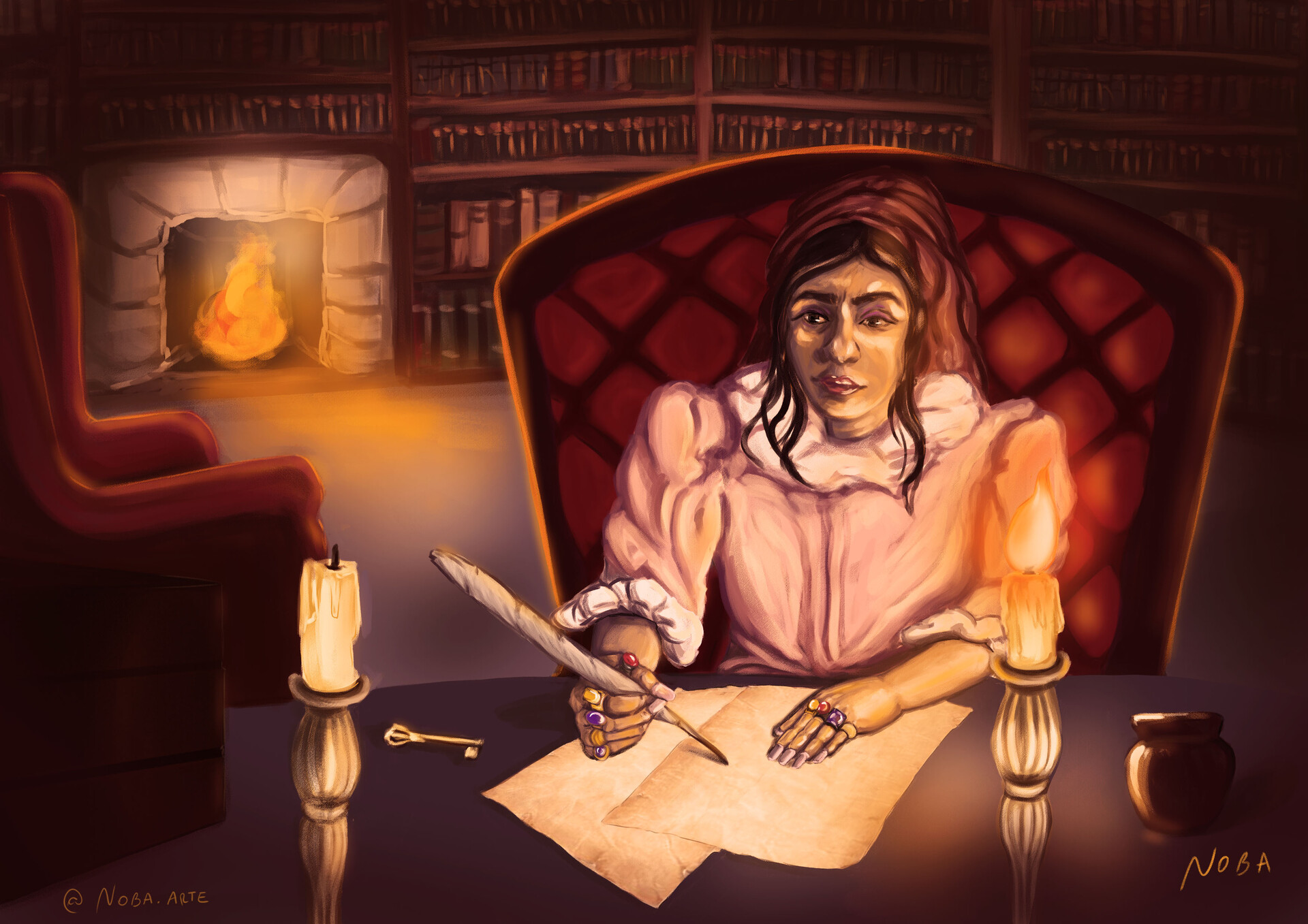 ArtStation - Leonora - sorcerer apprentice