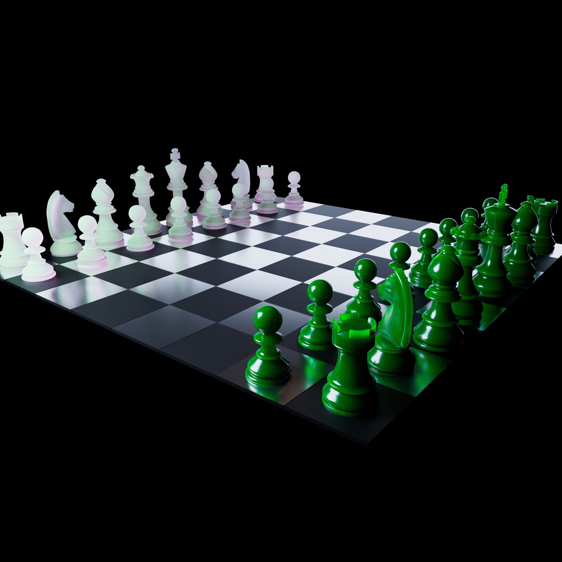 ArtStation - chess set