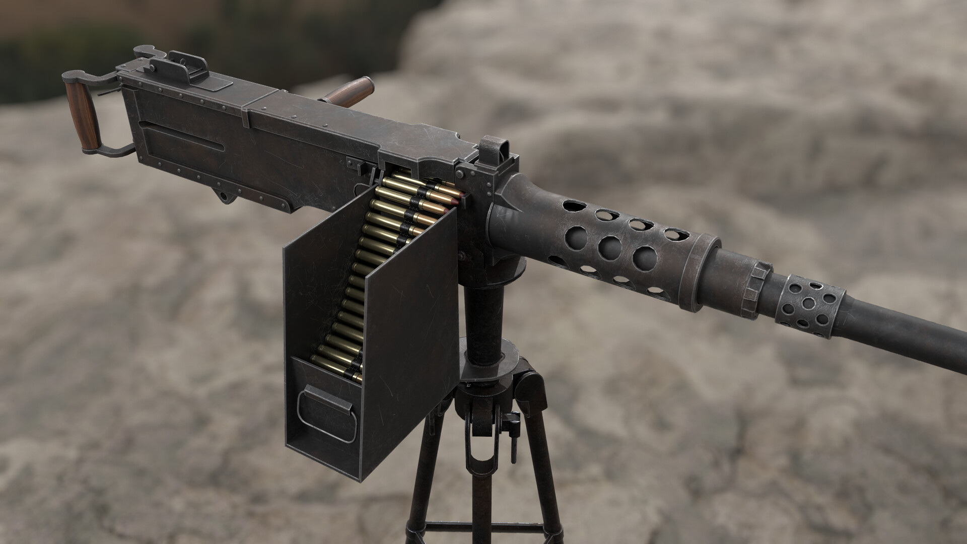 ArtStation - Browning M2HB