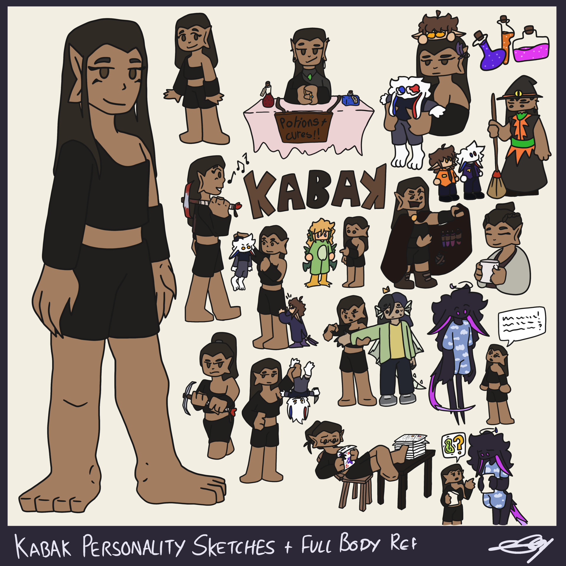 ArtStation - Kabak Personality Sketches