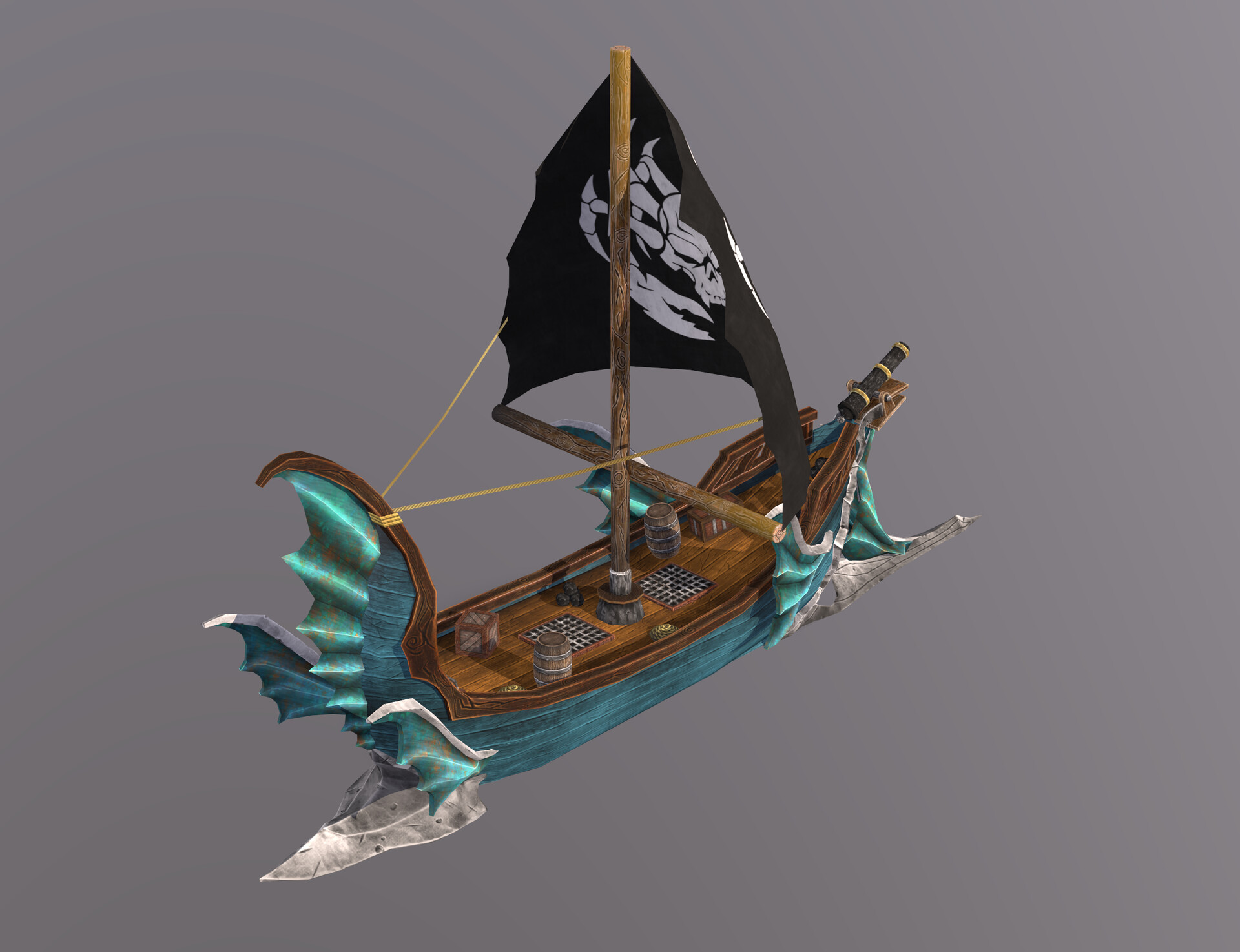 William Pak - Base Pirate Ships of Playable Races in Pirate Raids Online