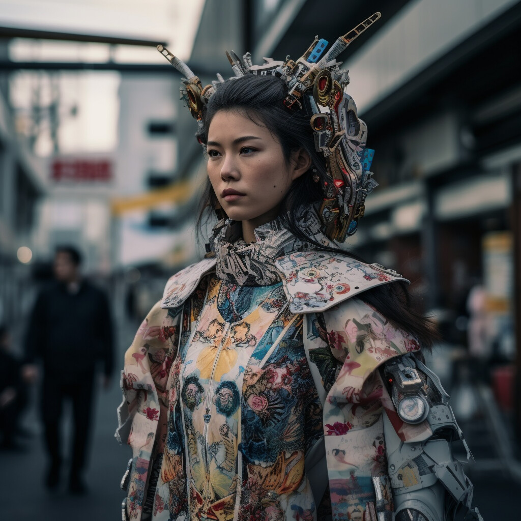 ArtStation - The Sci-Fi Princess of Feudal Japan