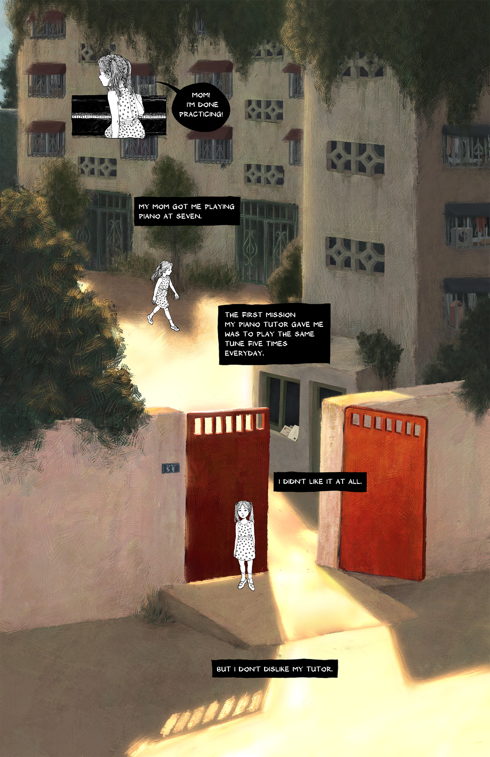 ArtStation - Experimental Graphic Novel Page