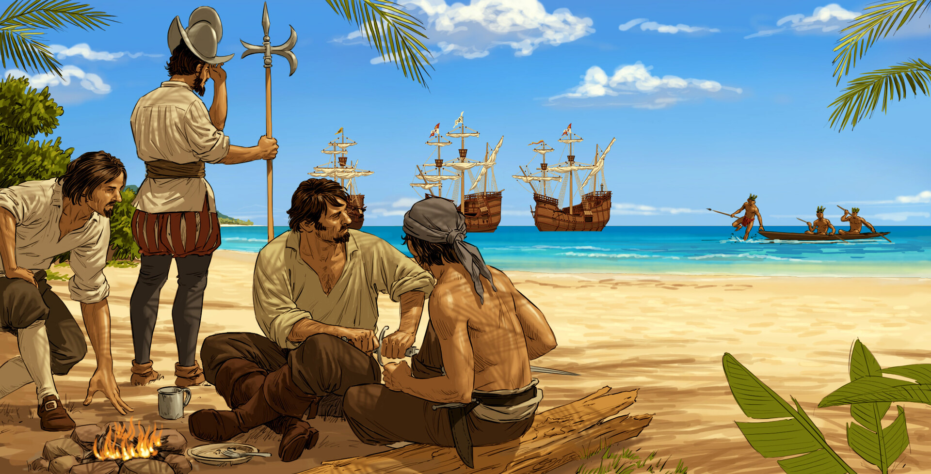 ArtStation - PIGAFETTA graphic novel panel