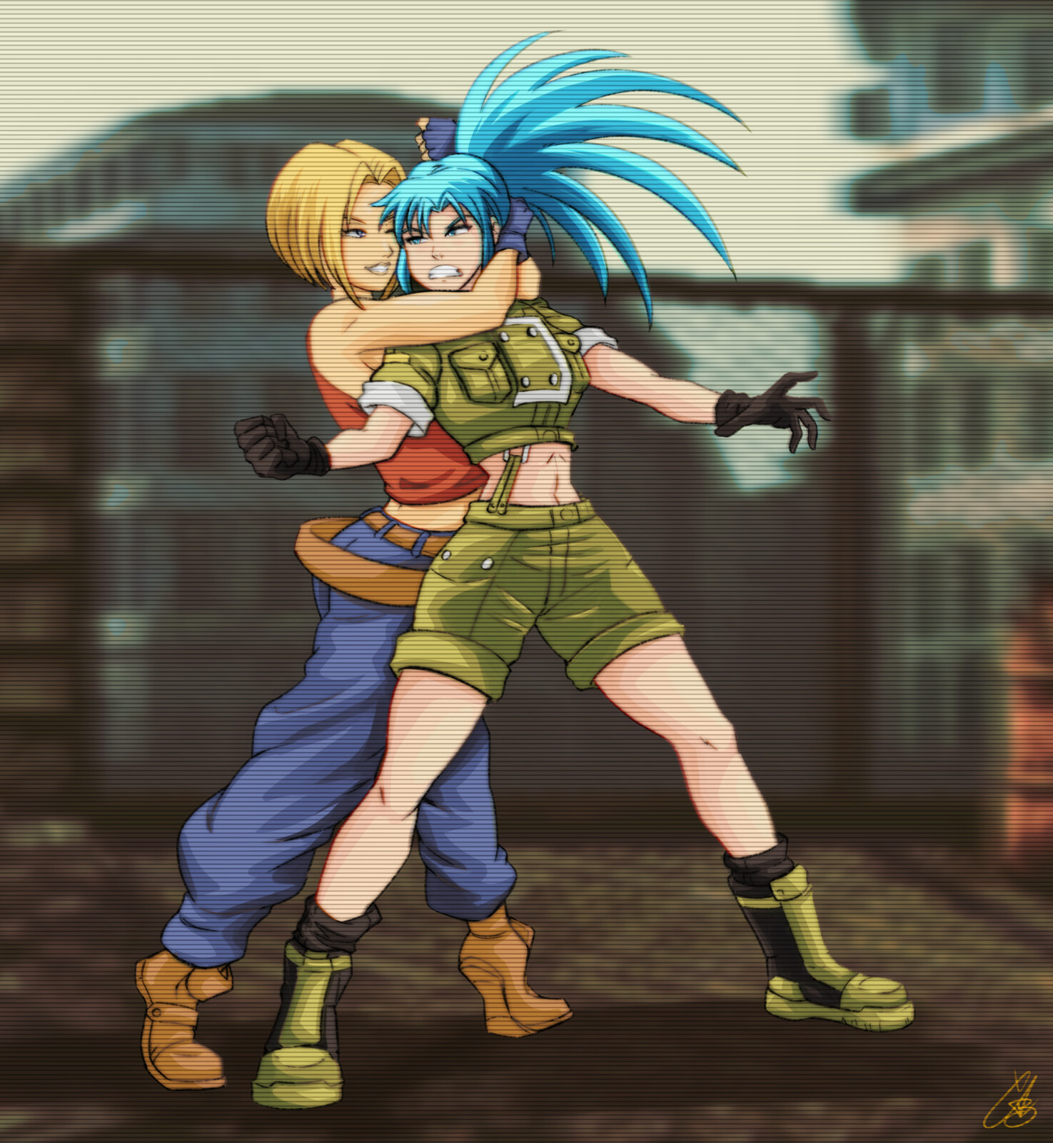 Chris Barrett - Blue Mary vs. Leona Heidern