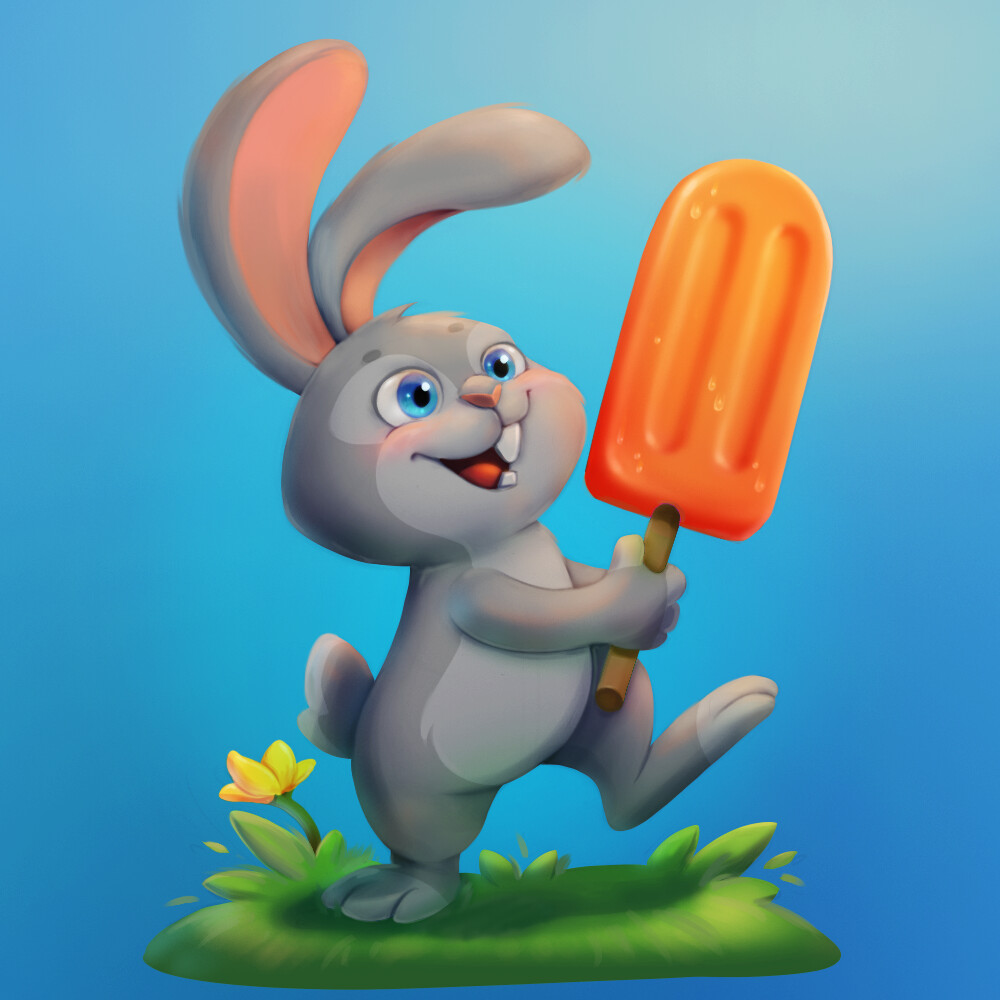 ArtStation - Popsicle Bunny