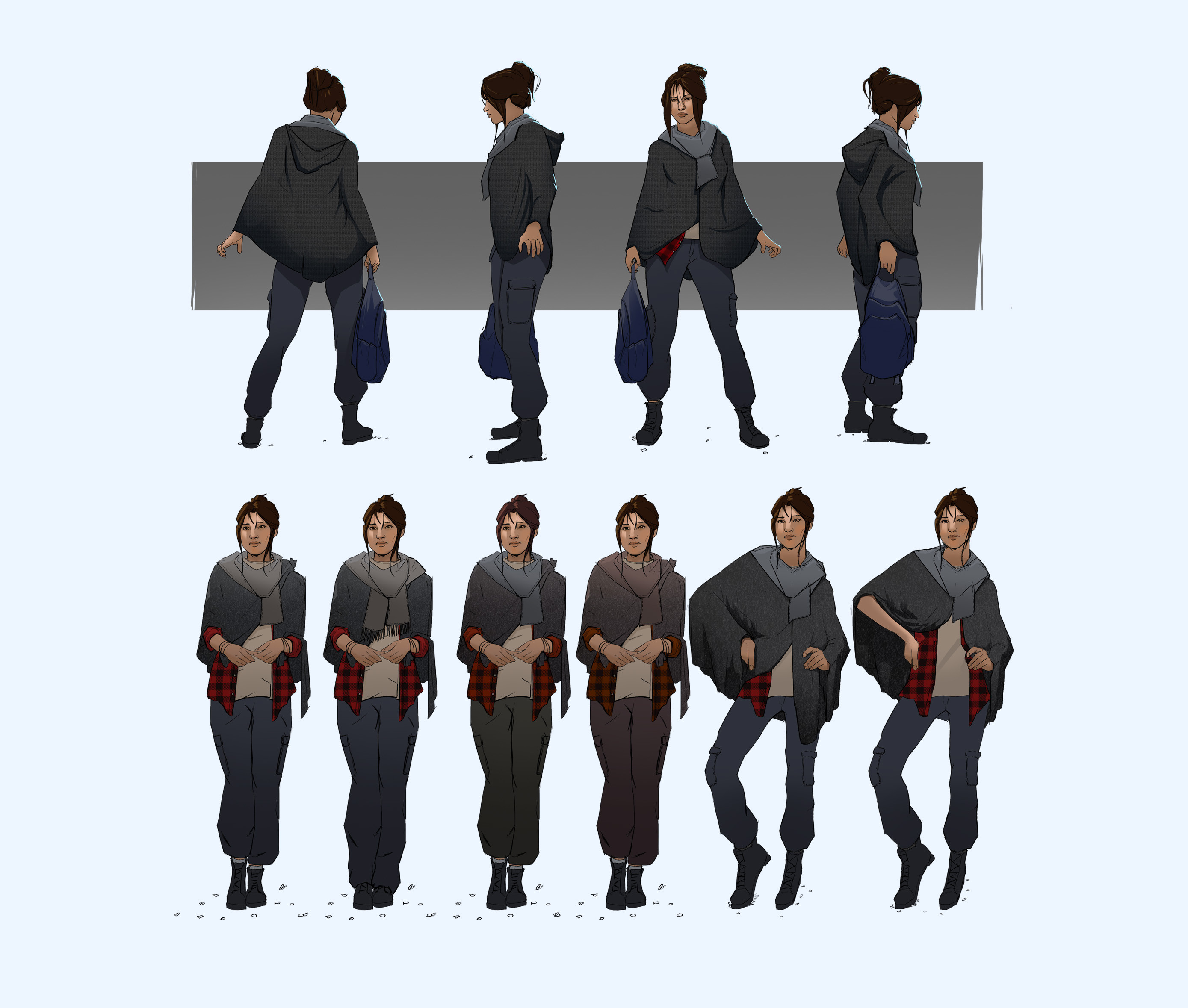 Eduardo Ramirez-Garcia - A Cat in the Window - Character Design