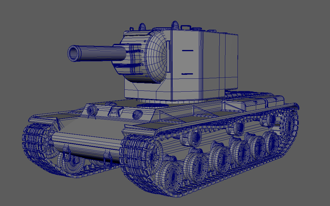 Douillet - KV-2 model 1940, Heavy Russian Tank from WWII