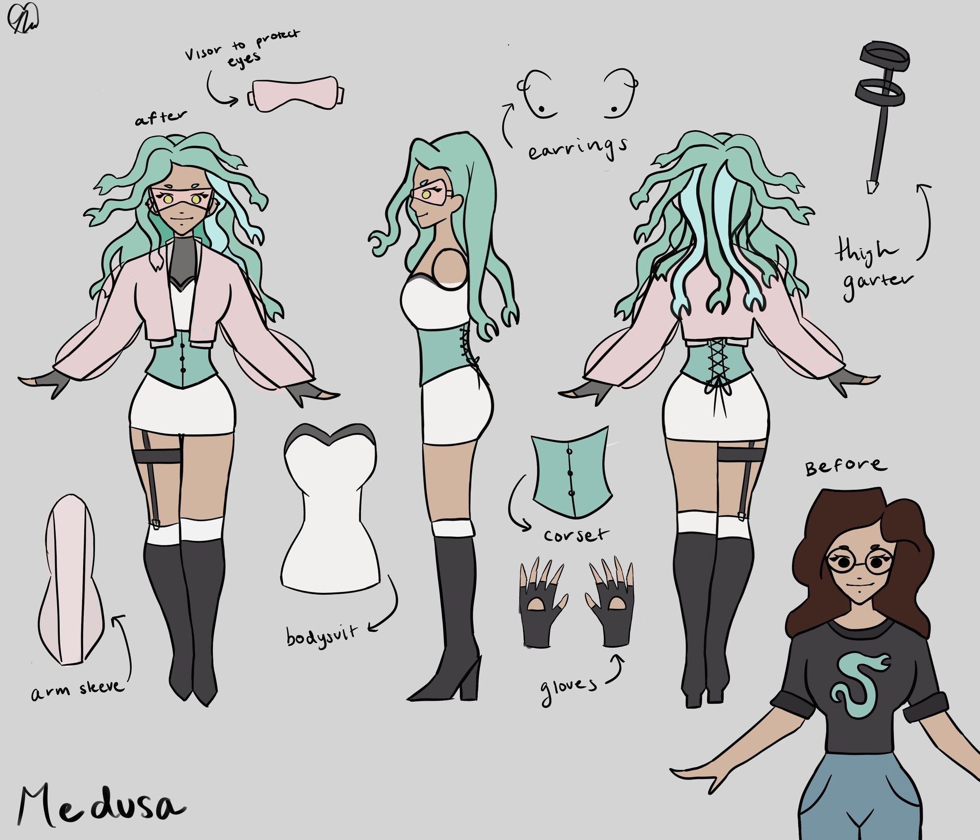 ArtStation - medusa character art