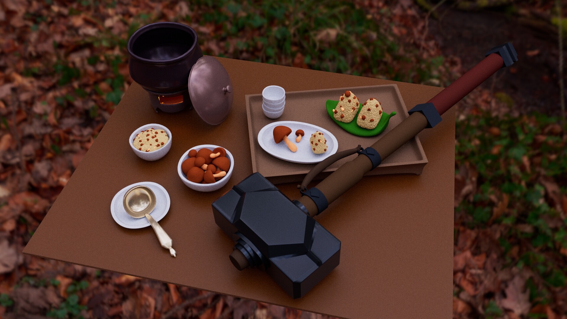 ArtStation - Table de pique nique 3D