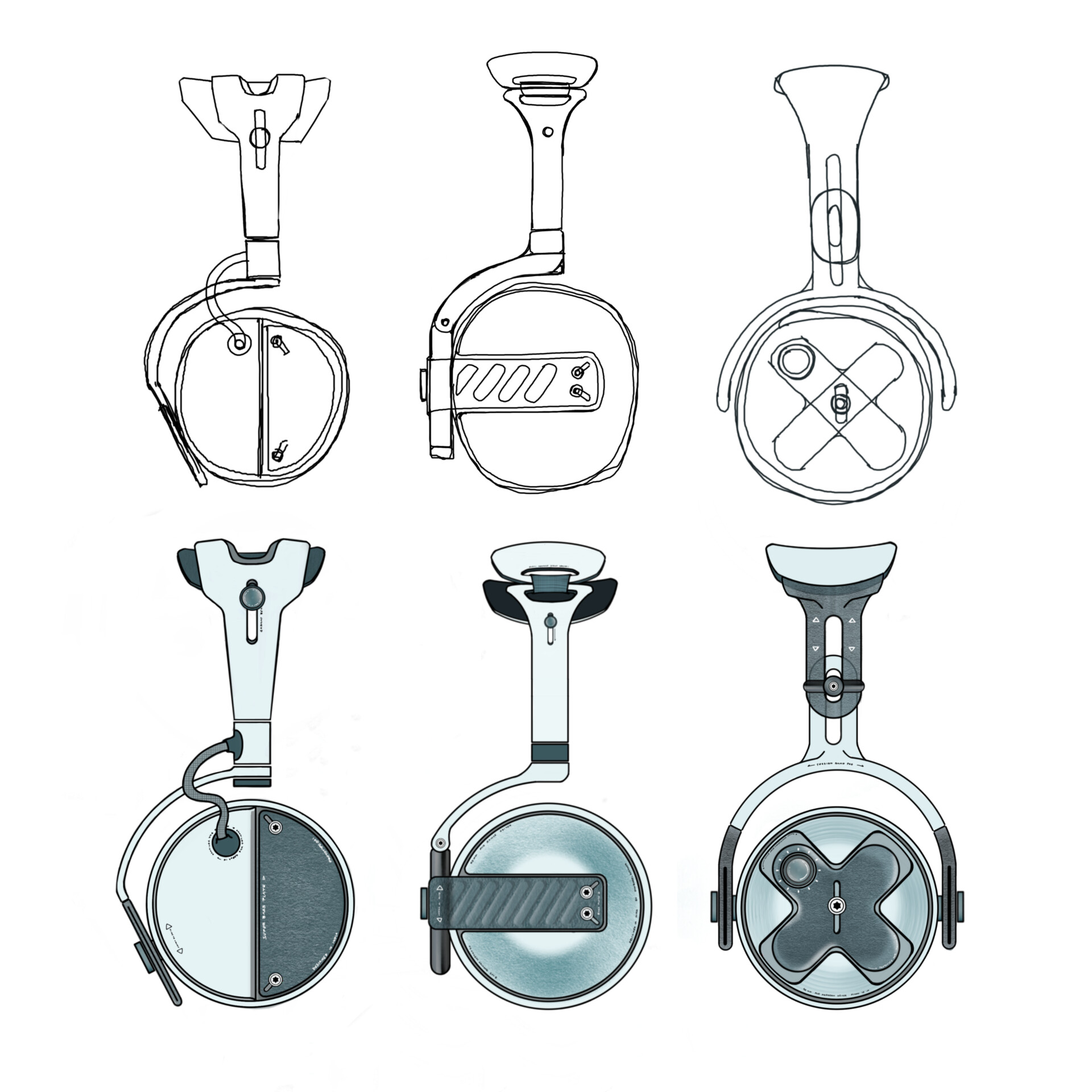 ArtStation - Caerus Headphones Ideation