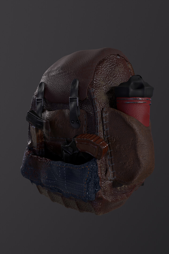 SOORYA SS - Post-apocalyptic Leather bag