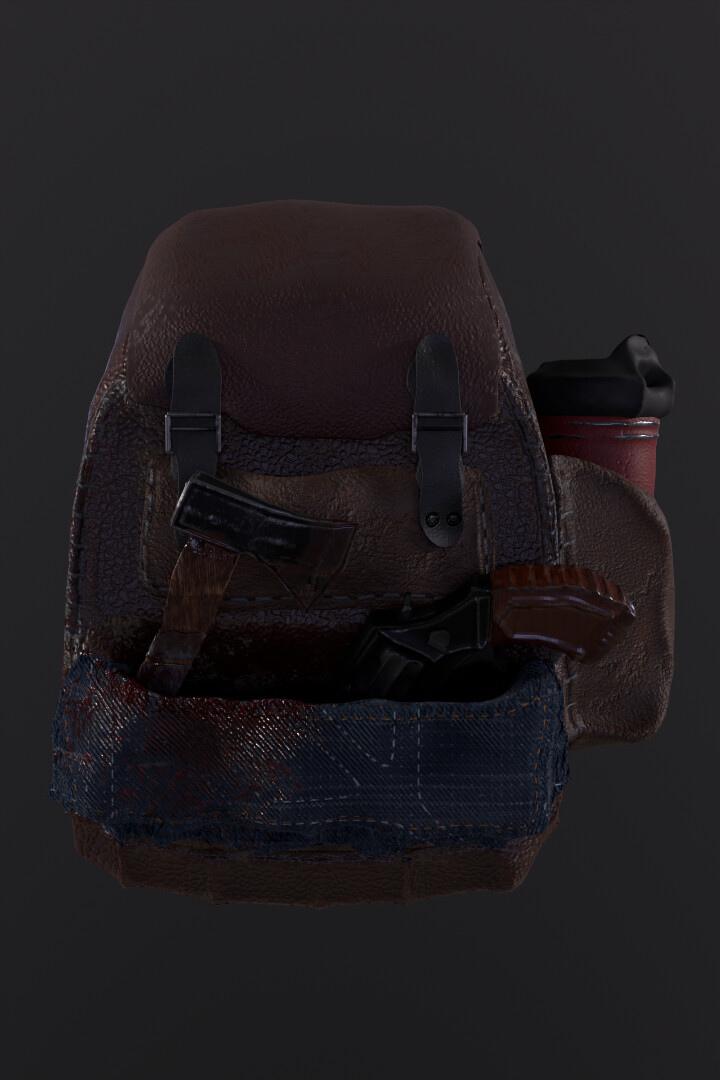 SOORYA SS - Post-apocalyptic Leather bag