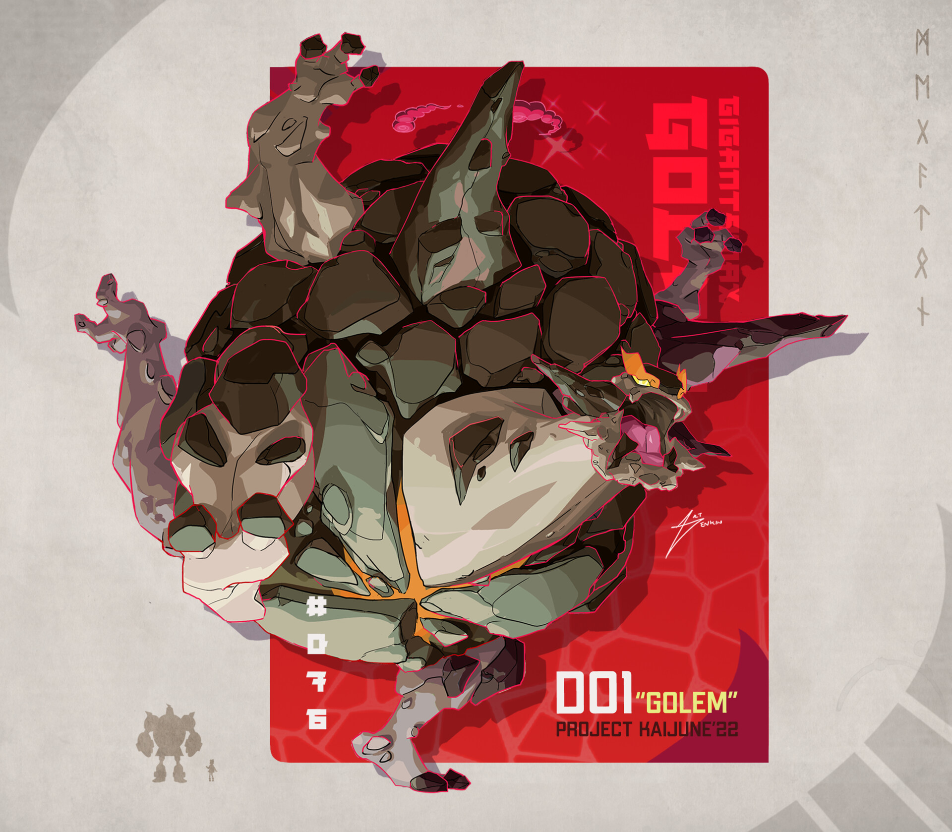 ArtDenkin - PROJECT KAIJUNE 2022: G-max Pokemon Concept Designs