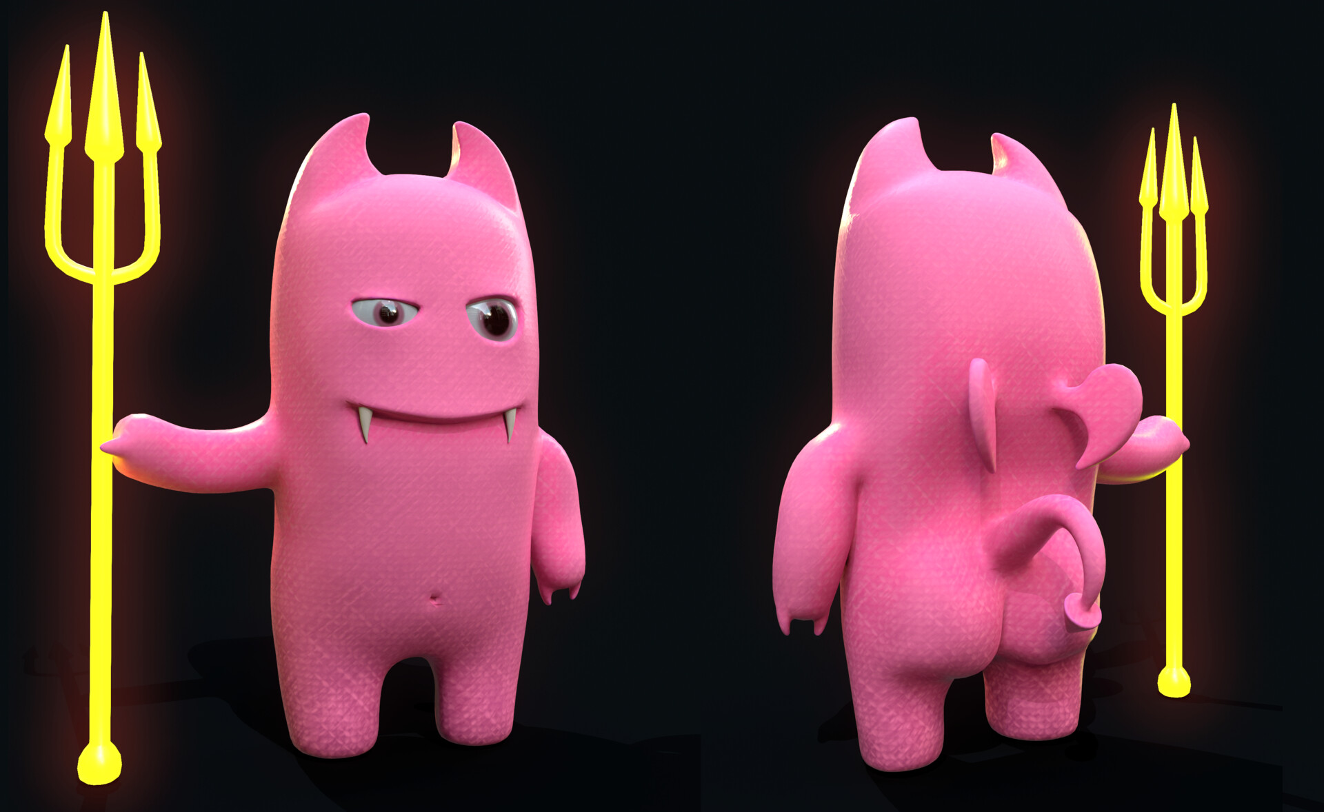 ArtStation - pink devil