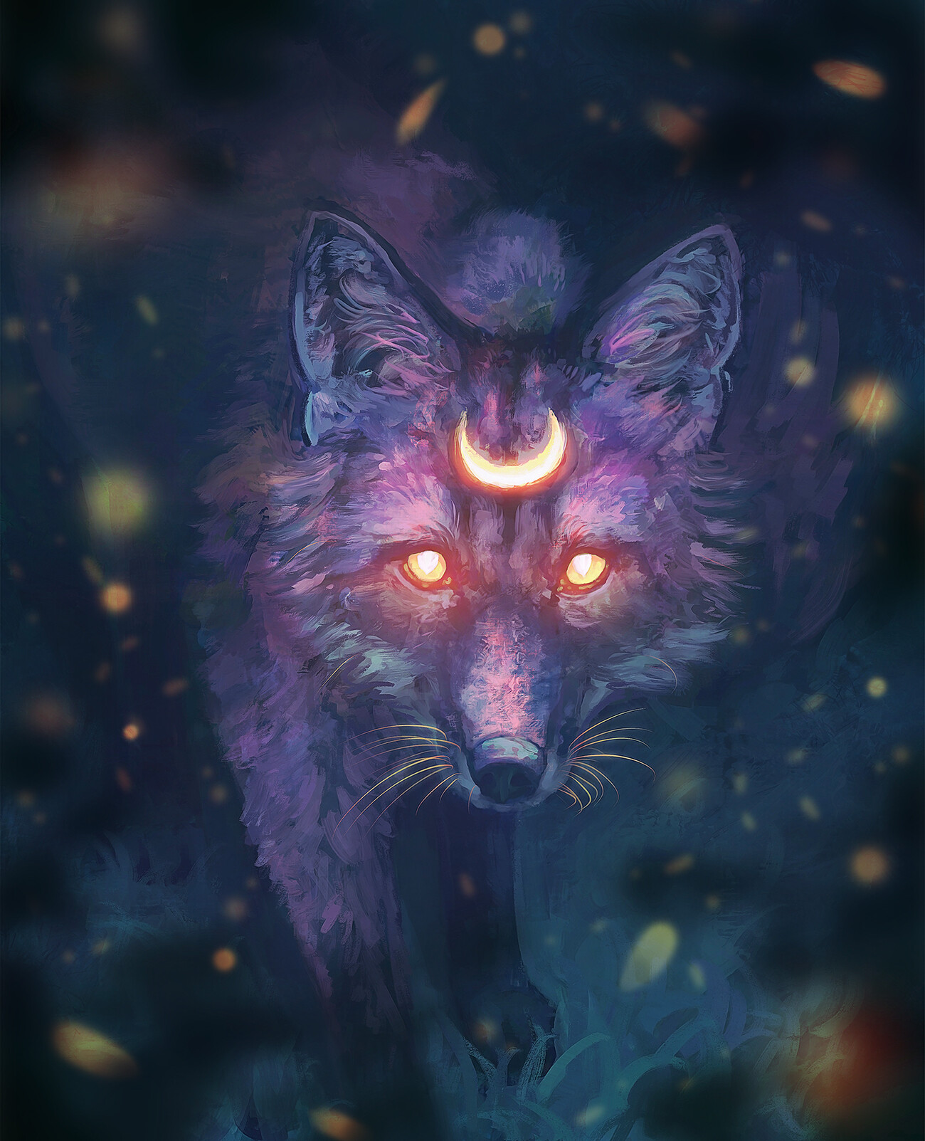 ArtStation - Purple Fox