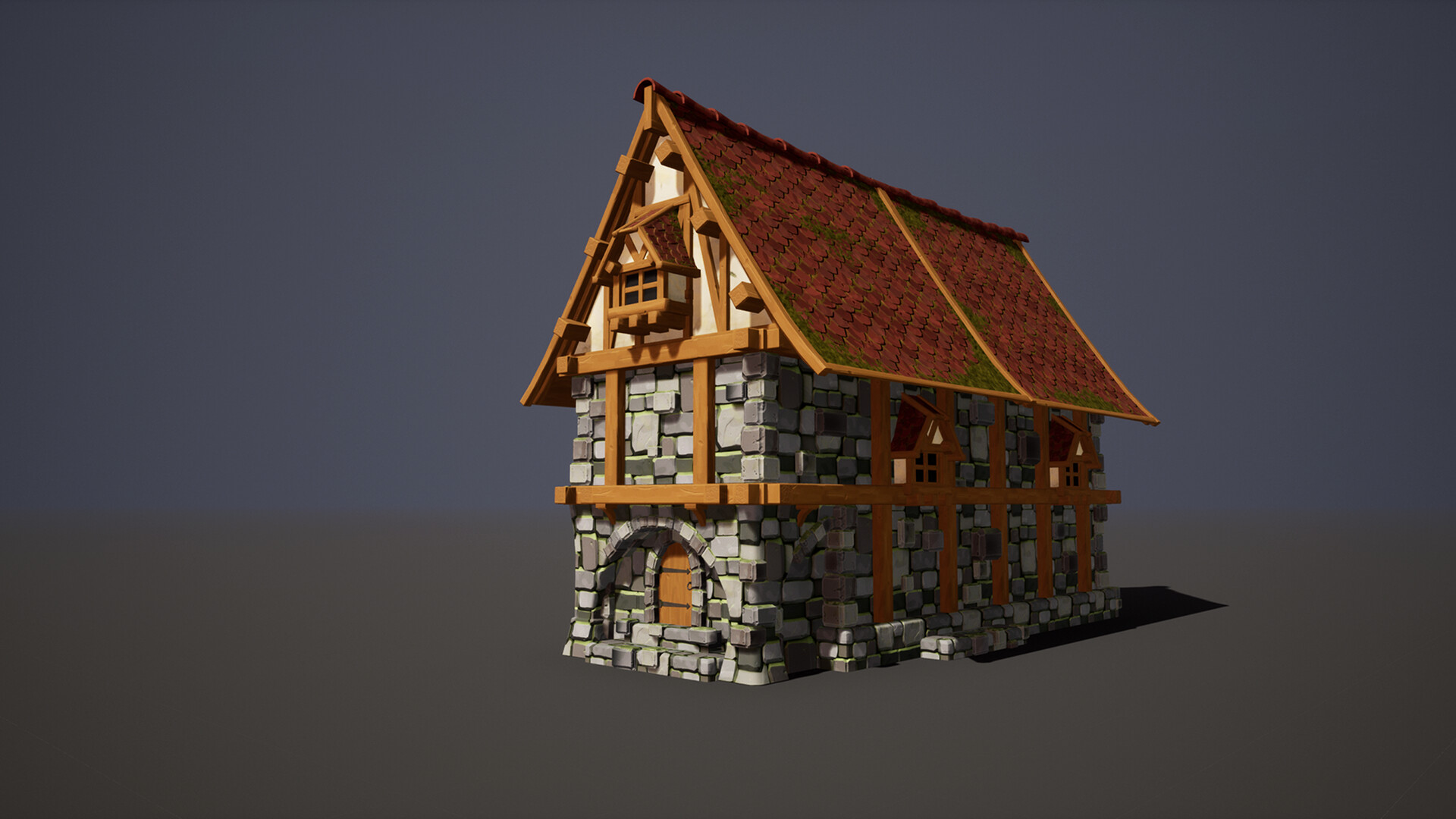 Reece McCarthy - Modular Medieval Buildings - Stylized