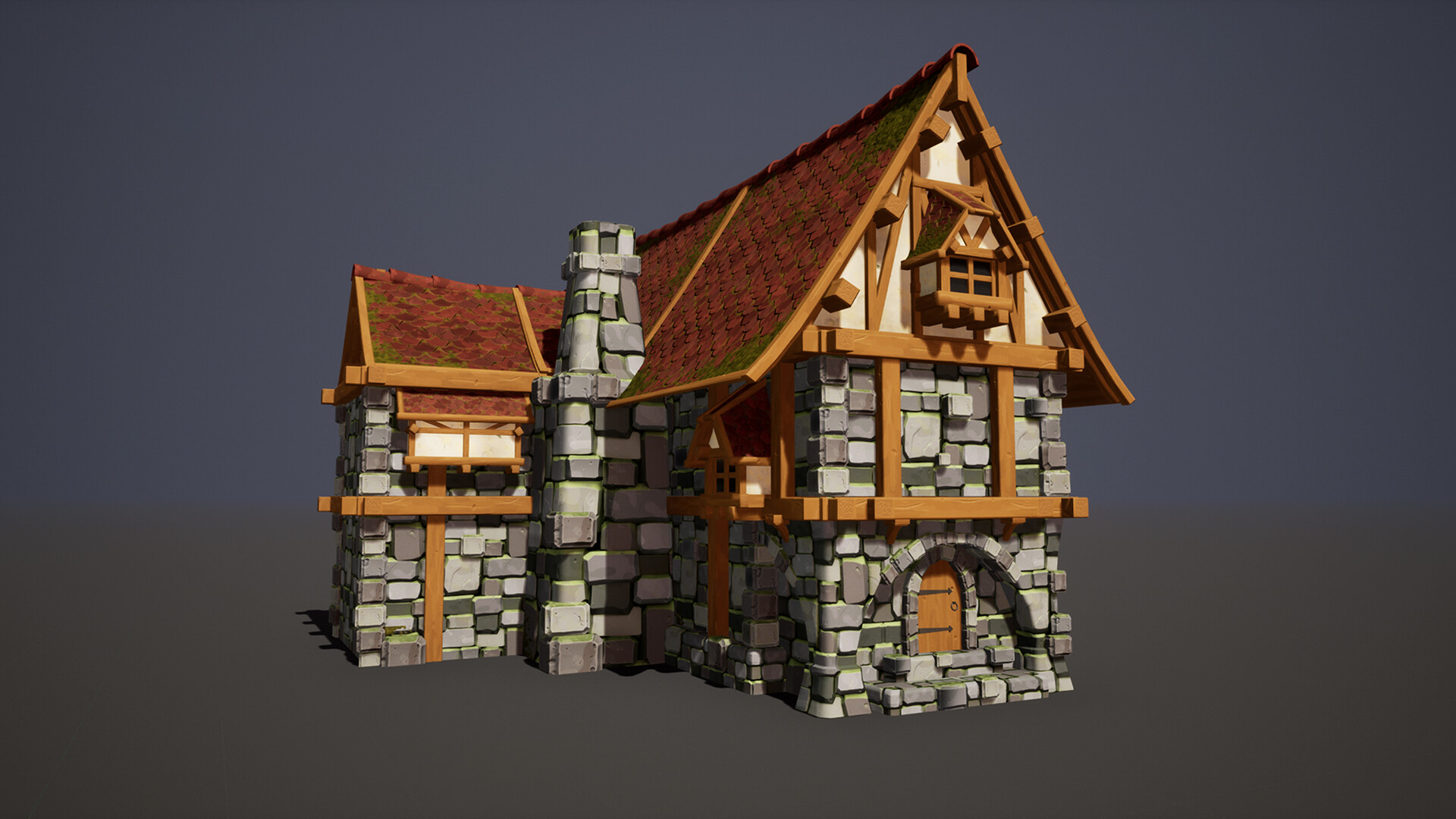 Reece McCarthy - Modular Medieval Buildings - Stylized