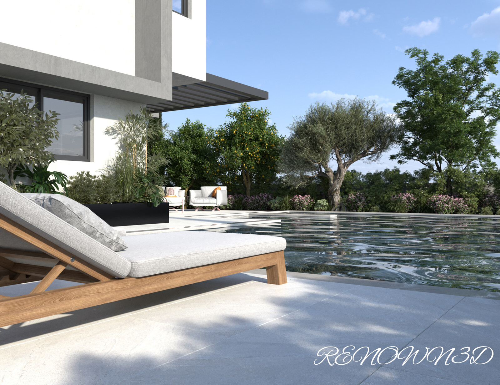 Renown3d - Loizos & Rania House- Modern 3 bedroom house
