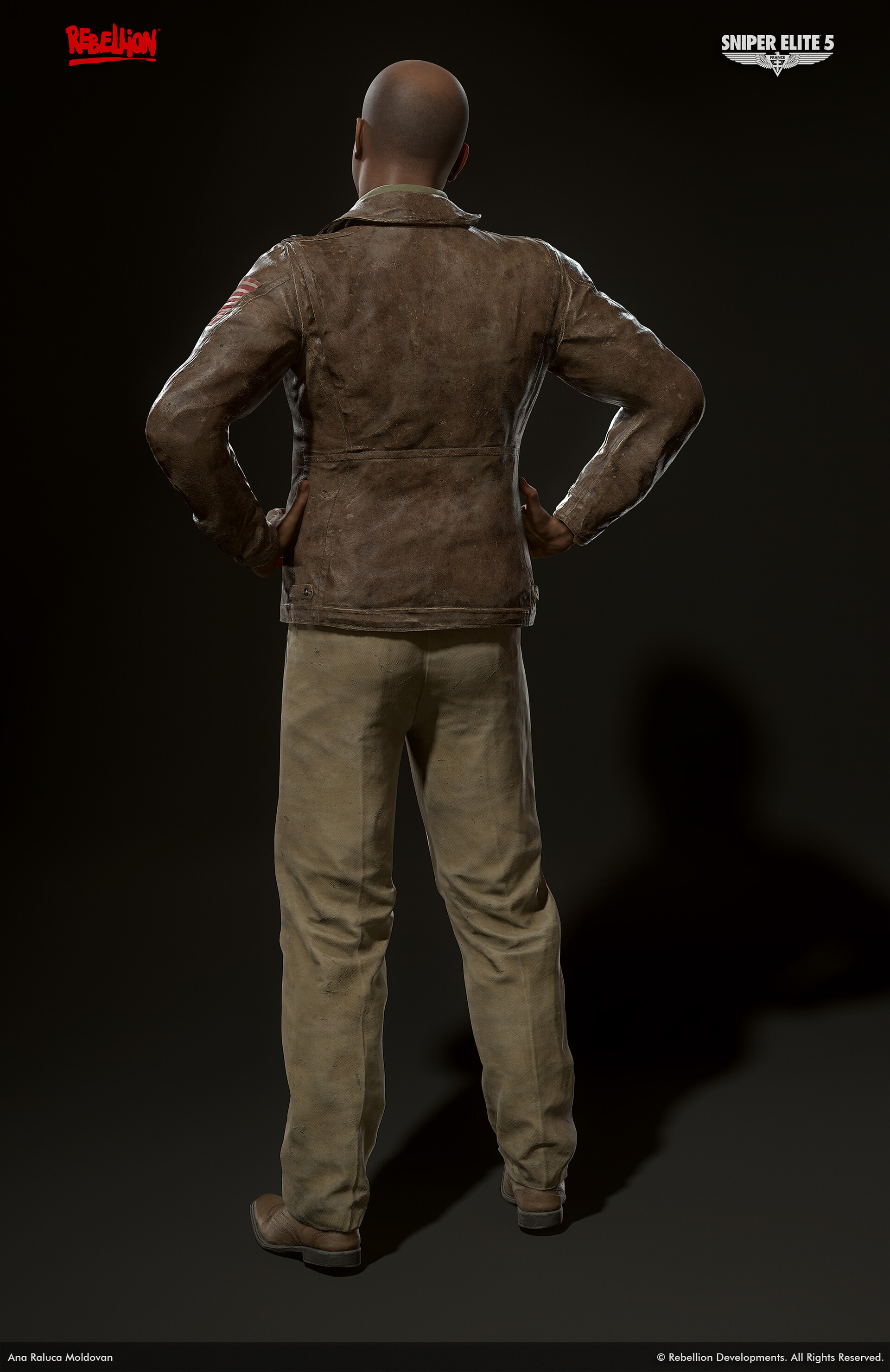 Ana Moldovan - Sniper Elite 5 - American Pilot Uniform