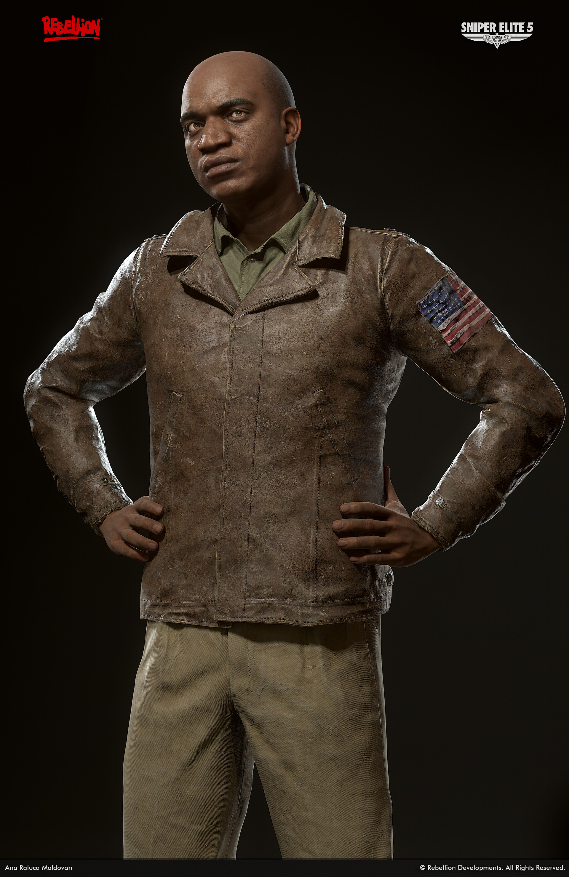 Ana Moldovan - Sniper Elite 5 - American Pilot Uniform