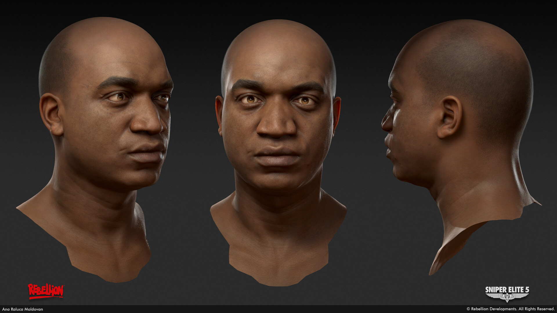 Ana Moldovan - Sniper Elite 5 - Heads & Hair