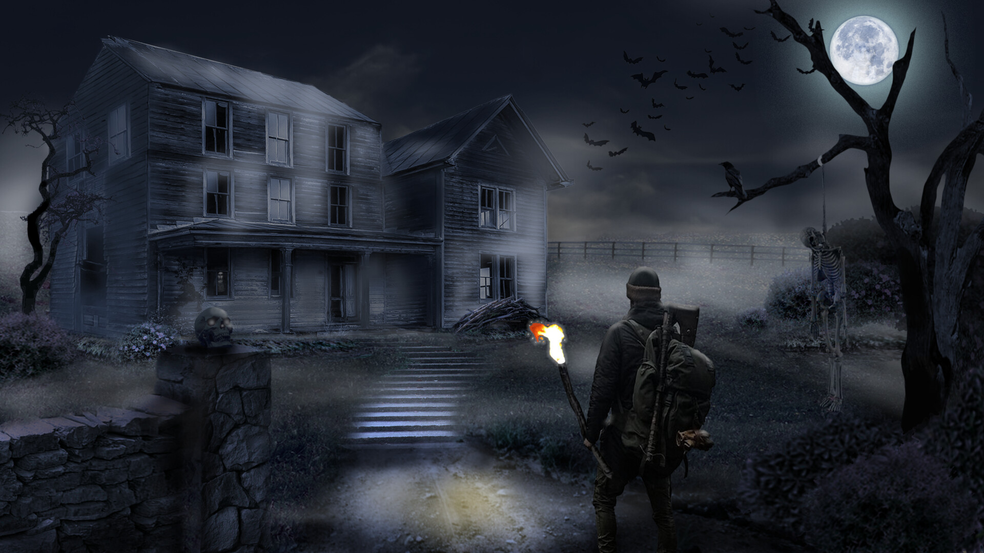 ArtStation - Concept art Haunted house