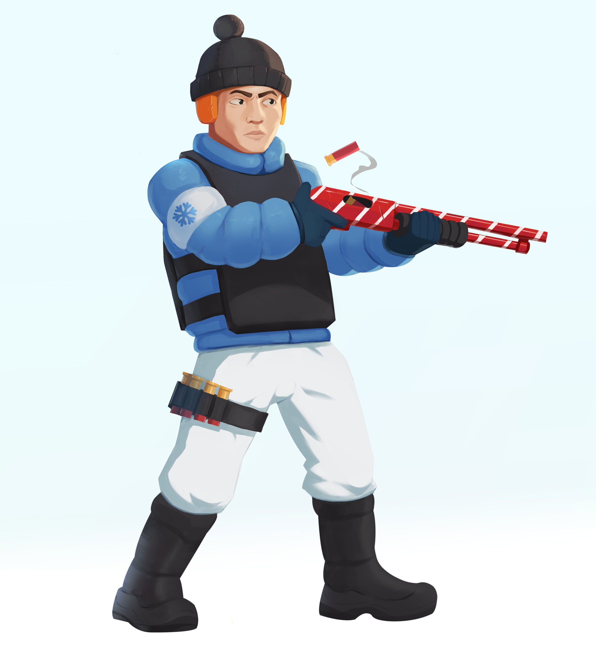 ArtStation - soldier (winter)