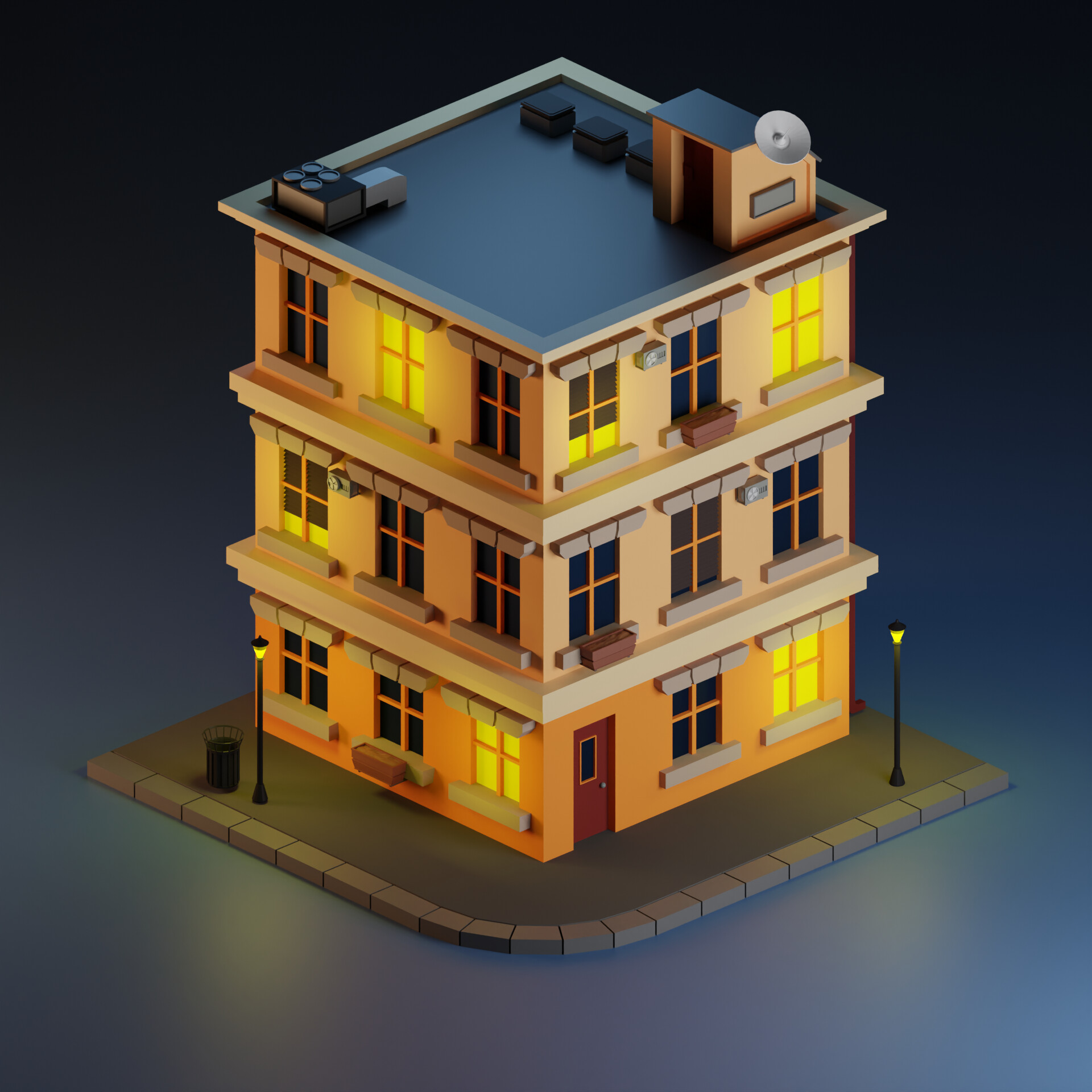 ArtStation - Diorama (Appartement)