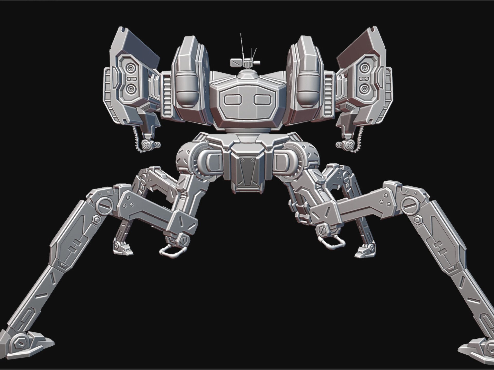 Karol Małz - Revenant from Battletech 3D Print Ready