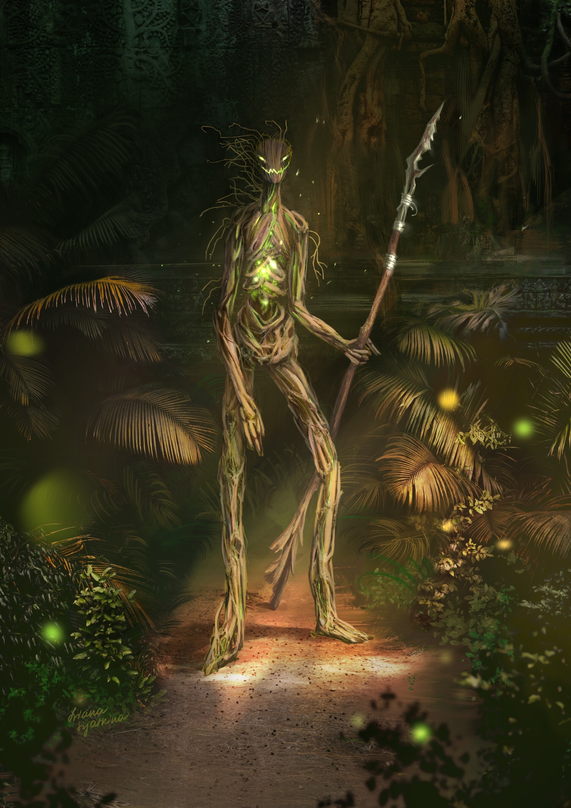 ArtStation - Jungle Guard Character