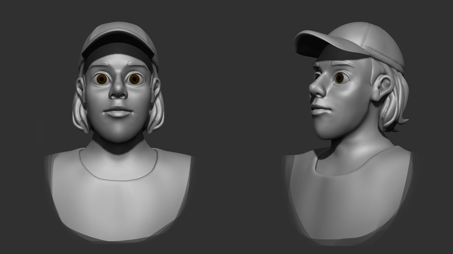 ArtStation - Character sculpt - Alex