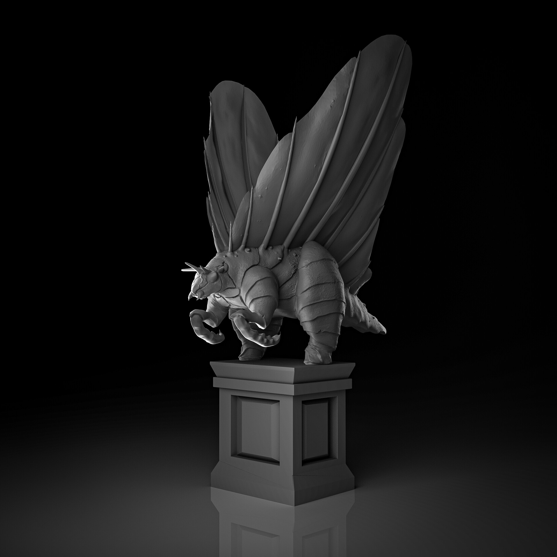 ArtStation - HYBRID CREATURE SCULPT - "CHIMAERA"