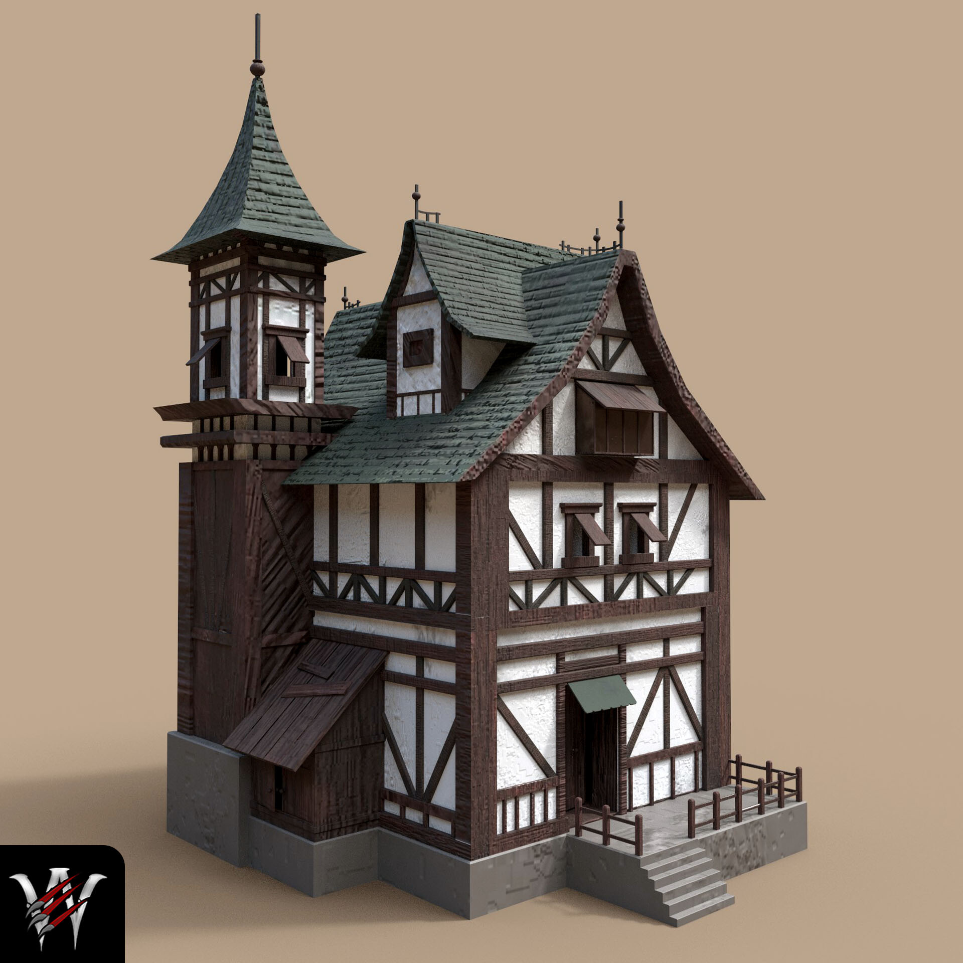ArtStation - Medieval Building #1