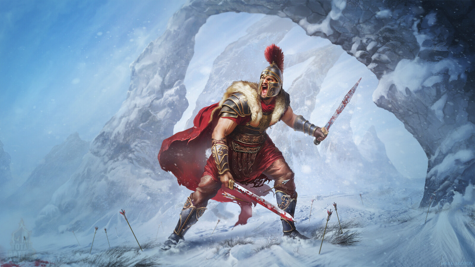 ArtStation - December art for Total Battle.Calendar.