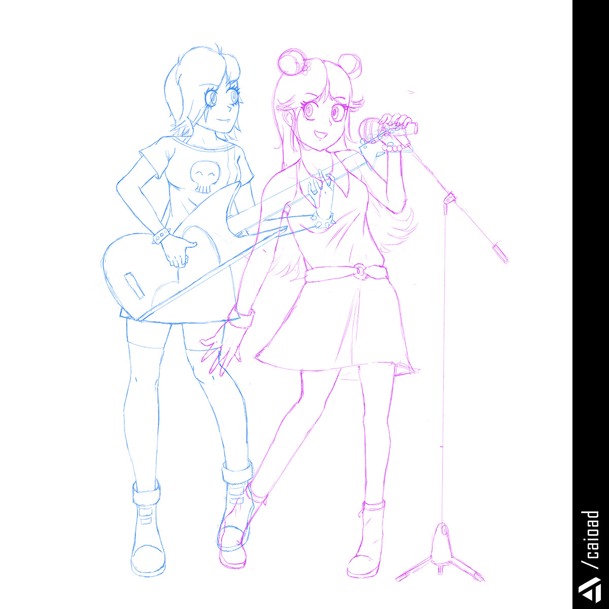 Caio AD - Hi Hi Puffy Amiyumi Fanart