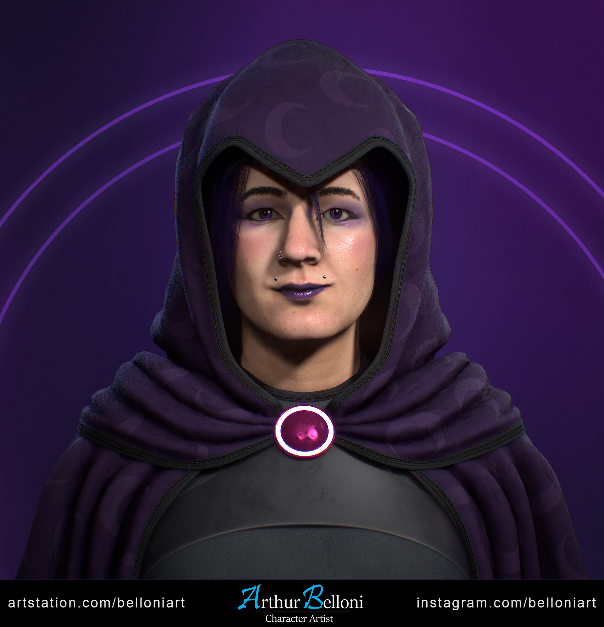 ArtStation - Carol as Raven from Teen Titans - Scan Study + Learning ...